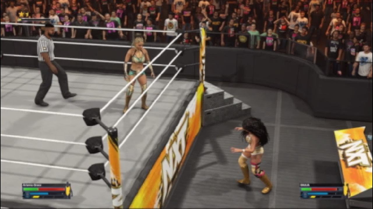 #WWE2K24 NXT: DEBUT GIULIA vs ARIANNA GRACE AFTER WHATHAPPEN - YouTube