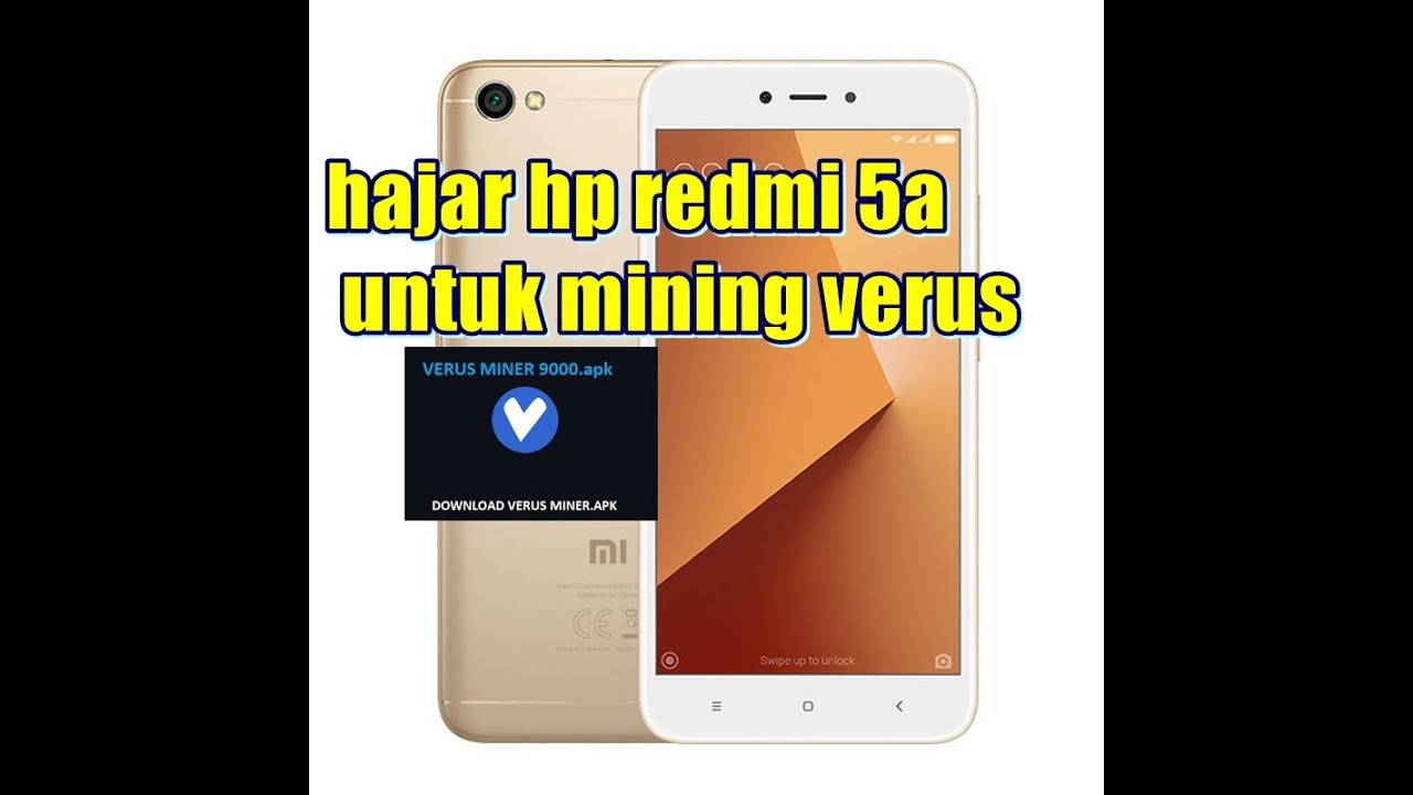 Redmi 5A Tes Mining Verus - YouTube