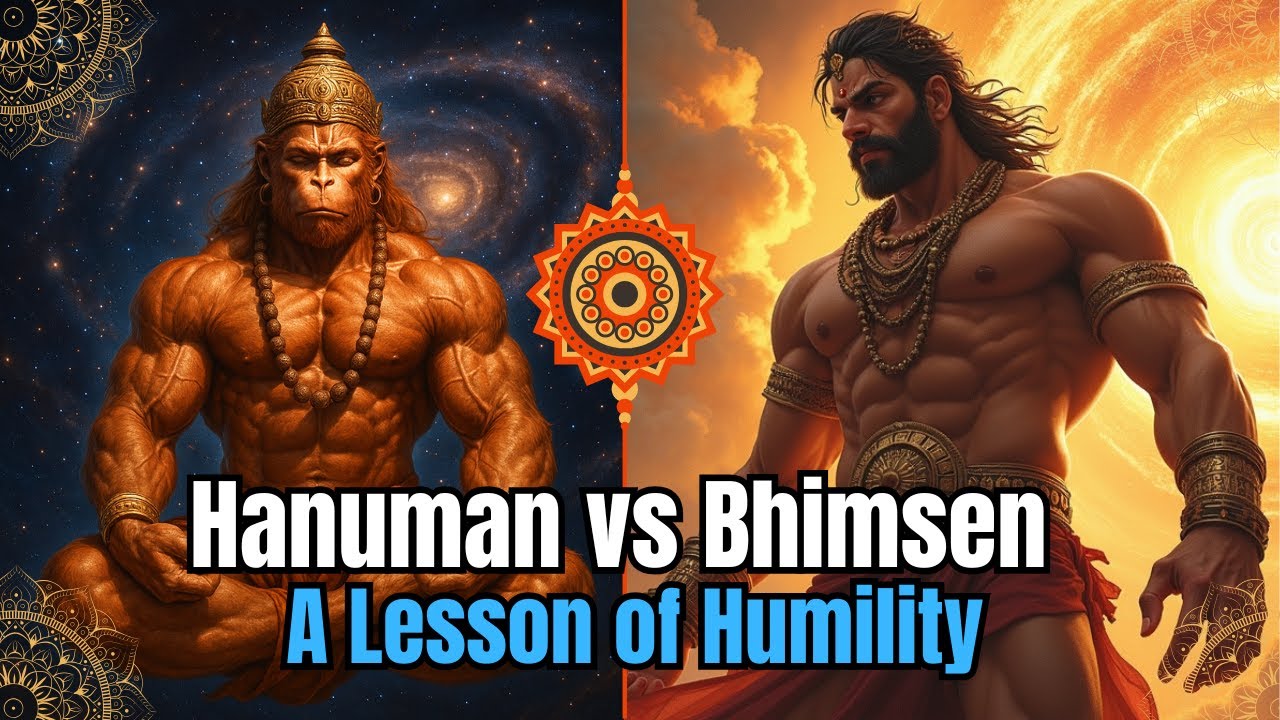 Hindu Bedtime Story | Hanuman vs Bhimsen | The Day Hanuman Broke Bhim’s ...