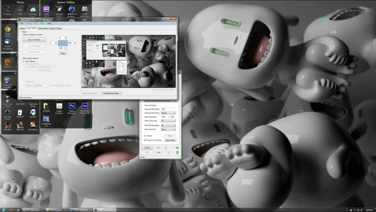 Using FFsplit to record your desktop - YouTube