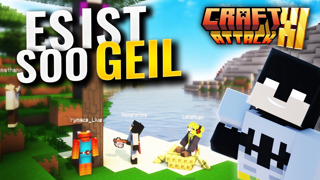 Der Start von Craft Attack 11 und der Trymacs Lan Party! - Minecraft ...
