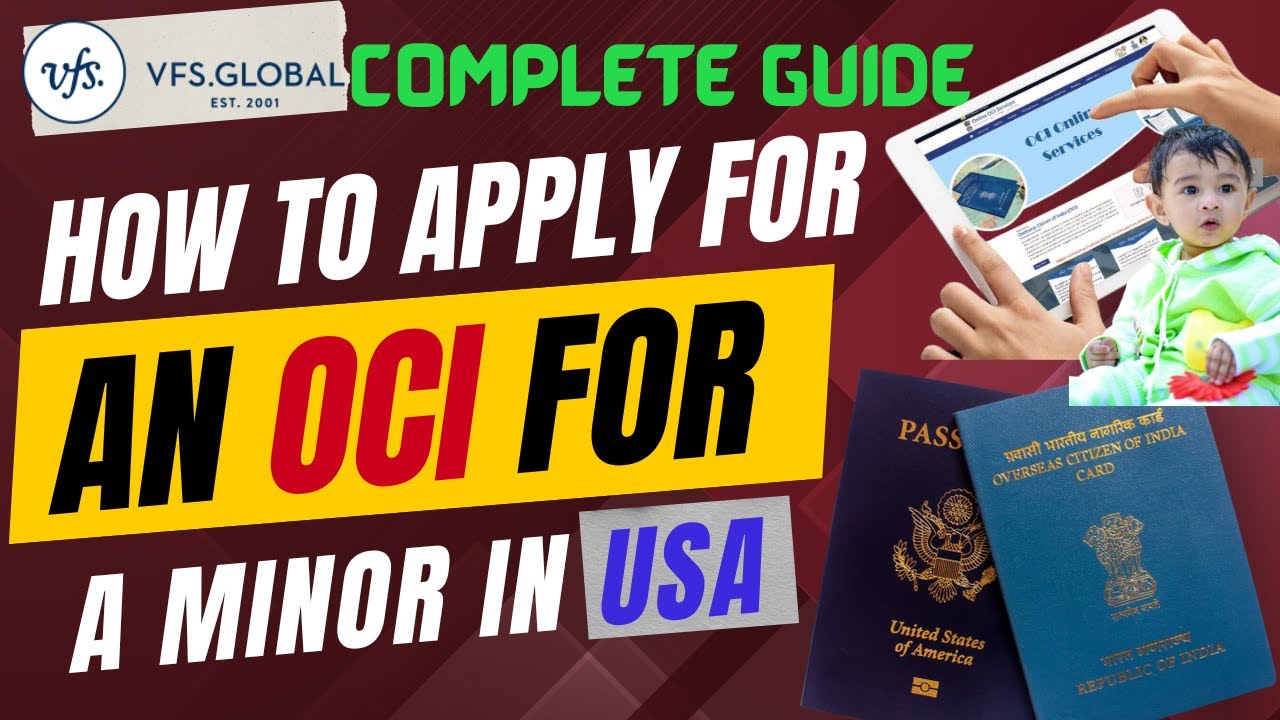 How to apply for an OCI for a US Born Minor? #MinorOCI #oci - YouTube