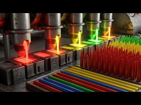 How Crayons Are Made — Incredible Process of Color Mixing and Molding ...