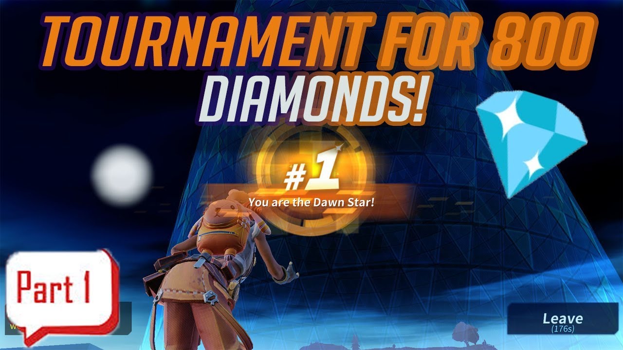 THE 1ST GAME OF THE TOURNAMENT! 800 DIAMONDS! (Creative Destruction ...