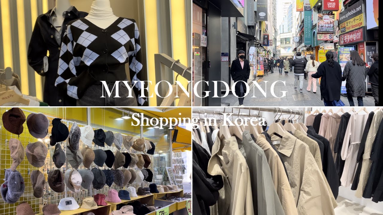 SHOPPING IN KOREA🇰🇷｜Myeongdong Shopping & Street Foods Area｜Seoul ...