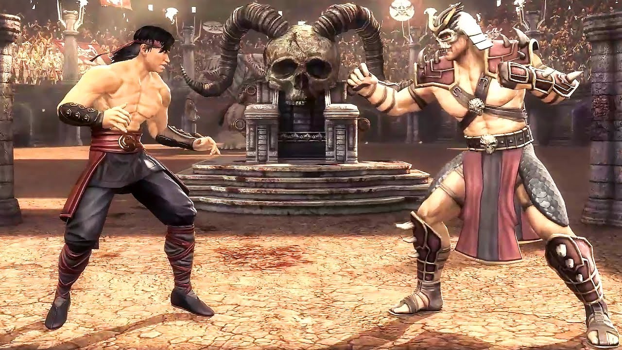 Mortal Kombat 9 - How To beat Shao Kahn Vs Liu Kang Story Mode - YouTube