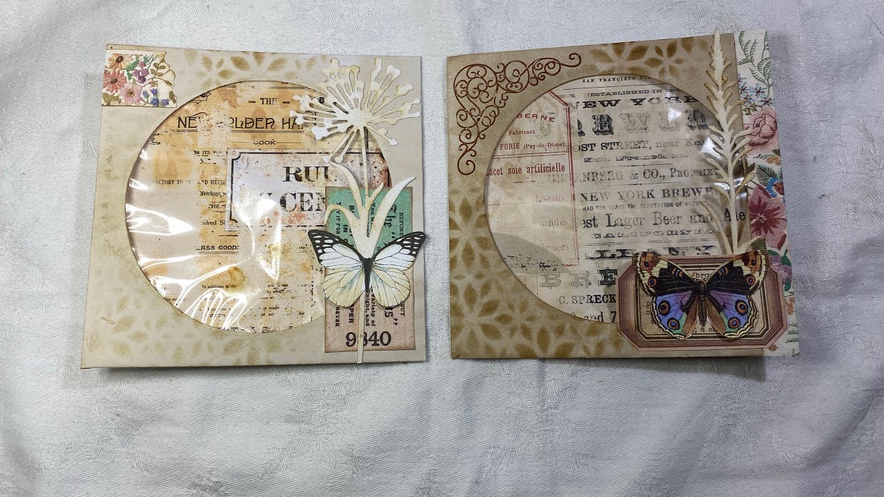 Craft with me : let’s decorate CD sleeves - YouTube