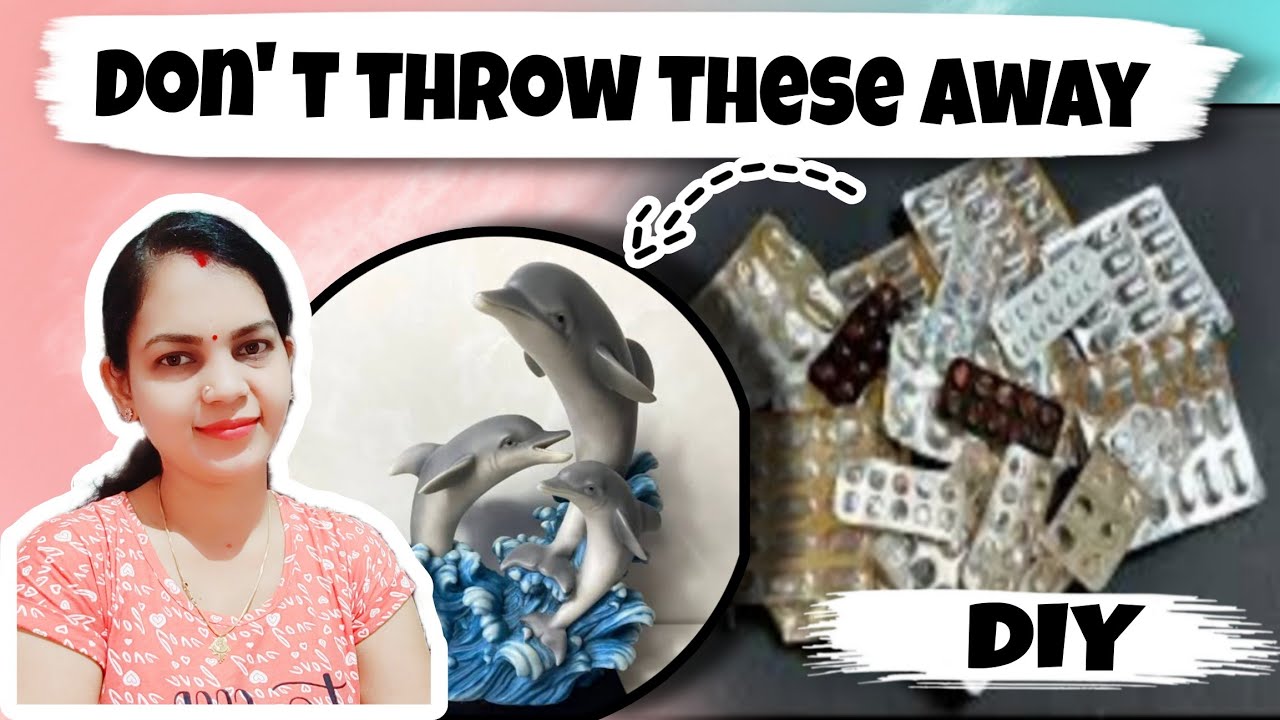 Medicine wrapper craft//unique craft from medicine wrapper//diy // best ...