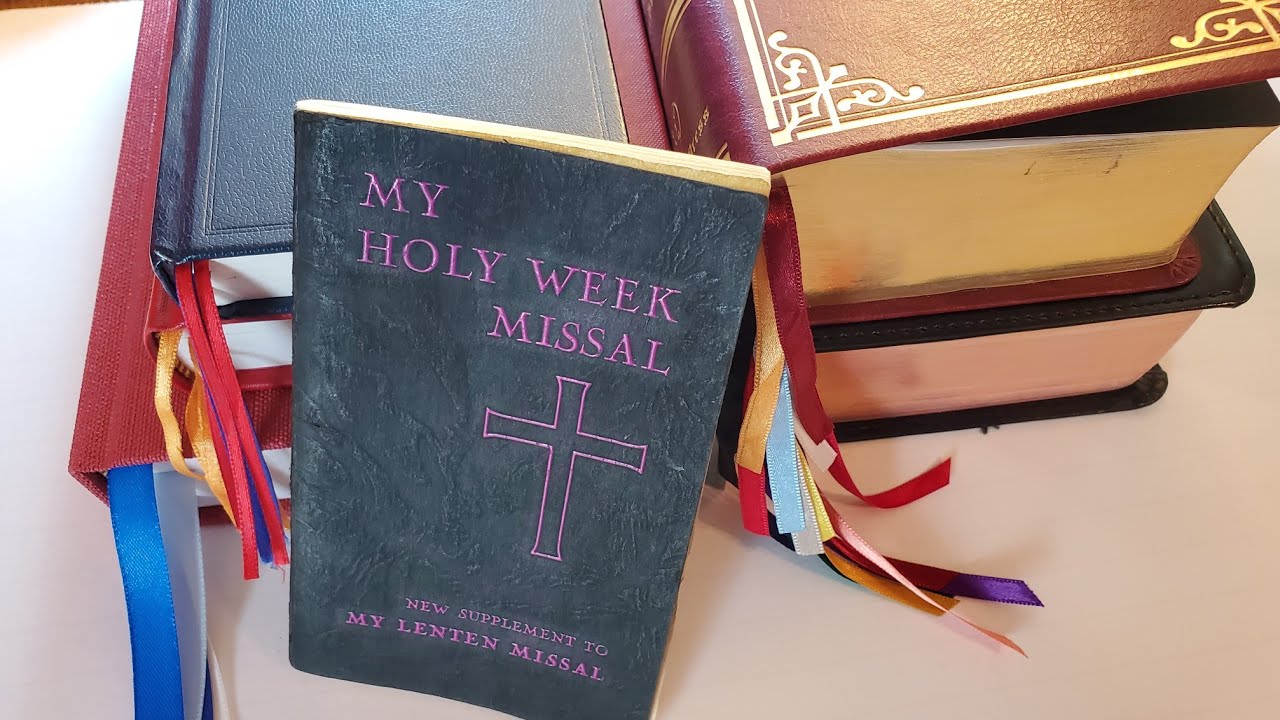 Holy Week Missal and Pocket Prayerbook Ruminations - YouTube