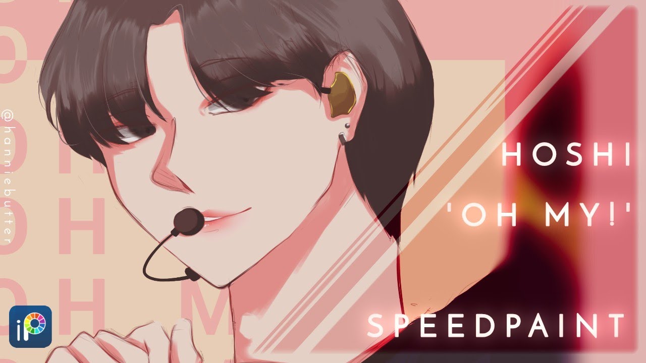 [SPEEDPAINT] Seventeen 'Oh My!' Hoshi fanart || Ibispaint X - YouTube