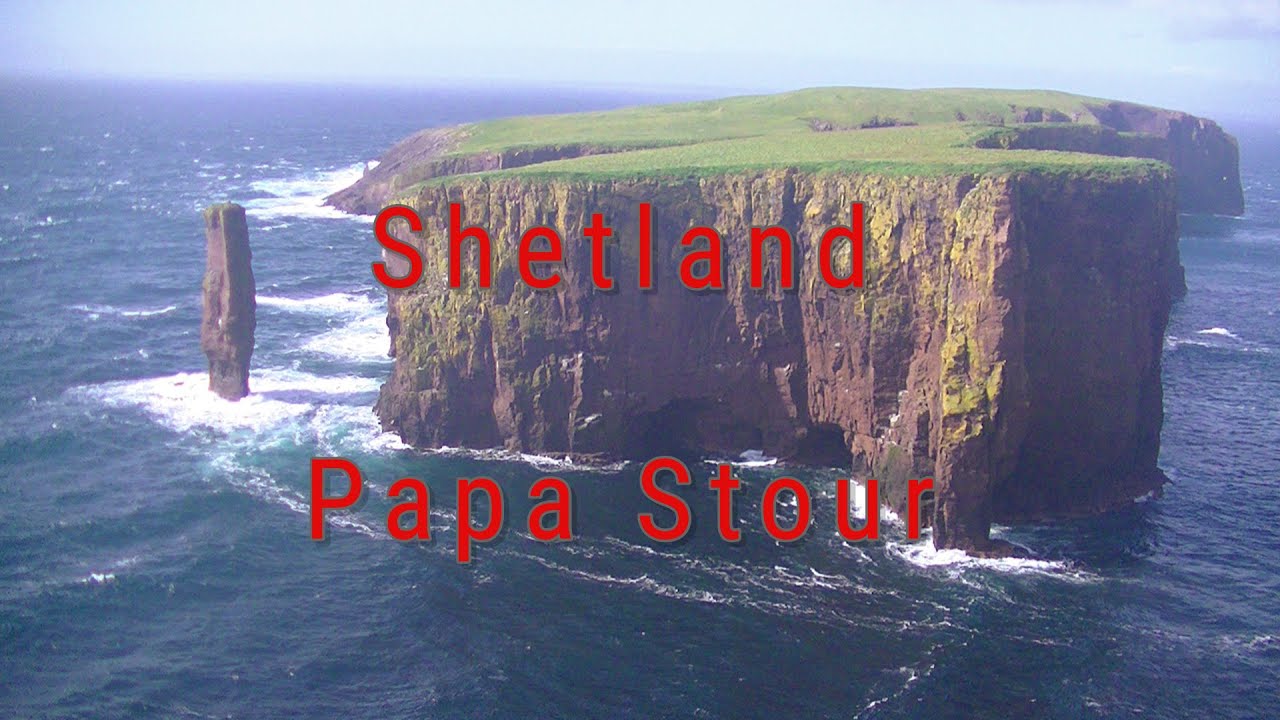 Shetland: Papa Stour - A windy day hike and paddle - YouTube