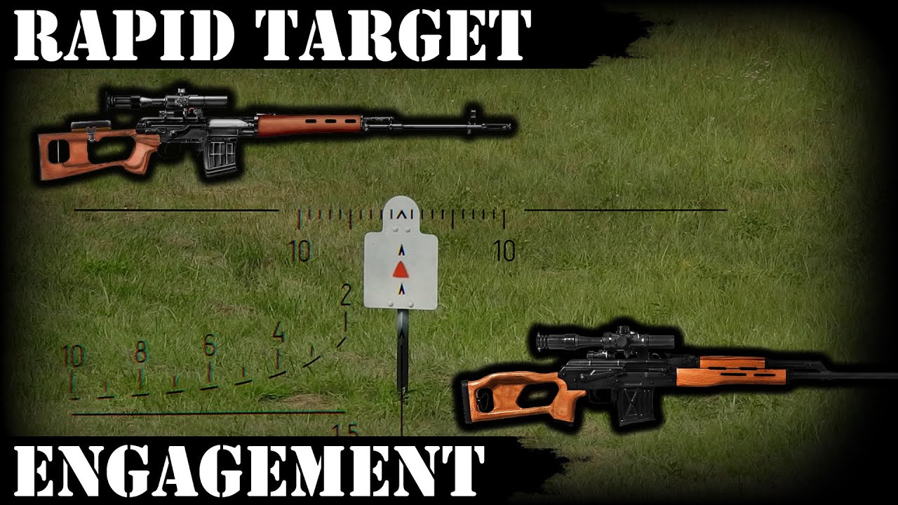 Rapid Target Engagement with PSL 54 or SVD Type rifles - YouTube