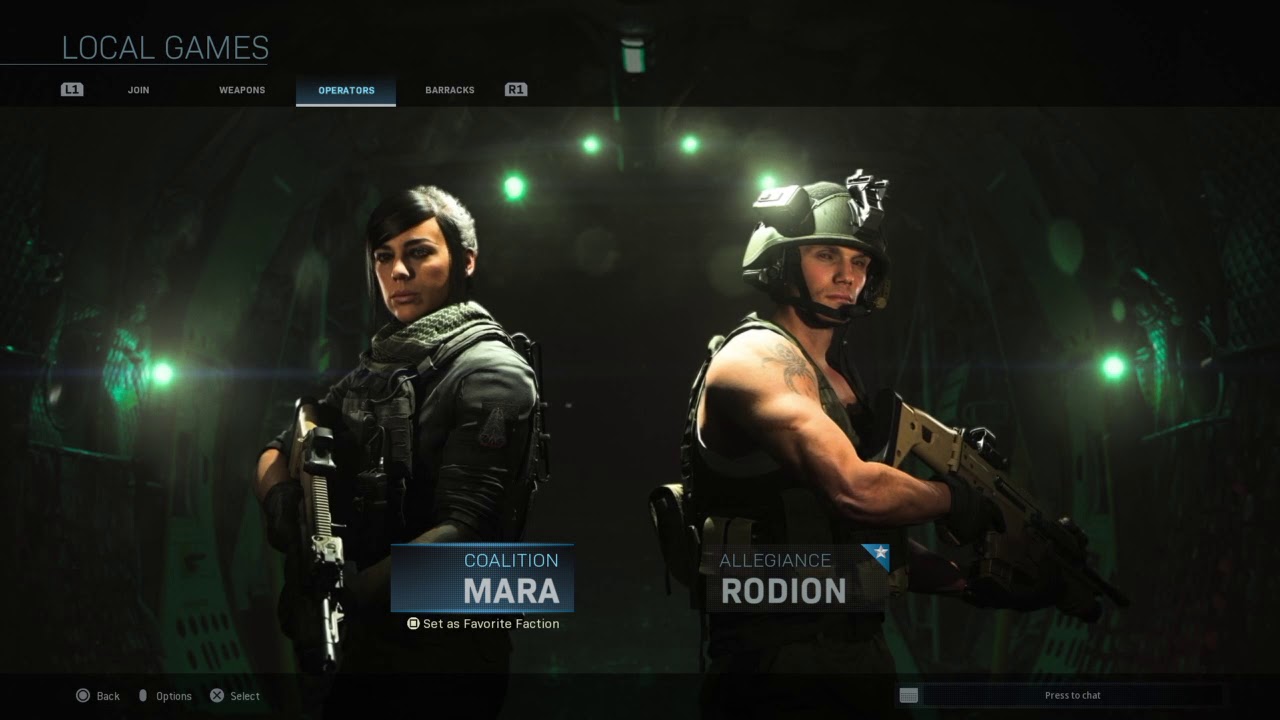 Call of Duty Modern Warfare Multiplayer Offline Mara Operator - YouTube