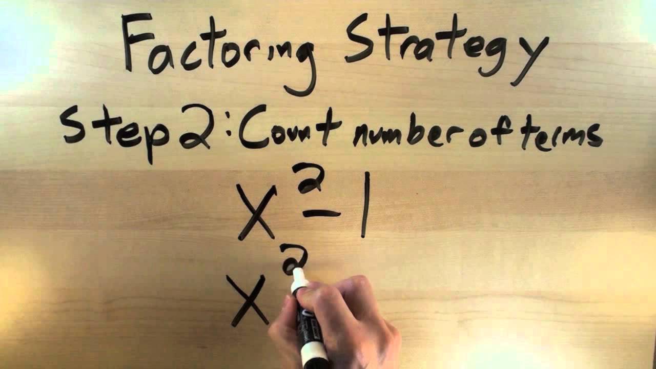 Factoring Strategy 2 - YouTube