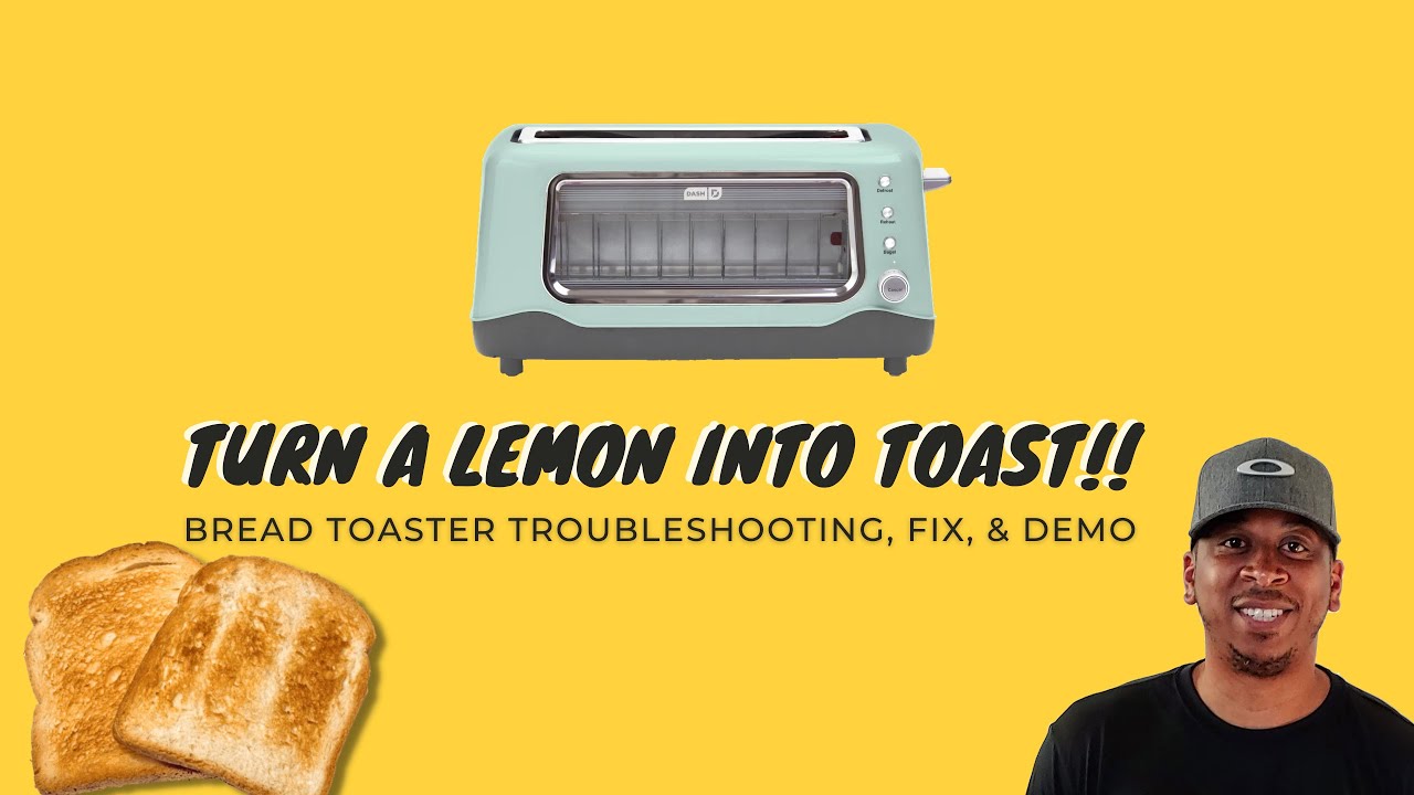 DASH Clear Toaster Troubleshooting, Repair, & Demo - YouTube