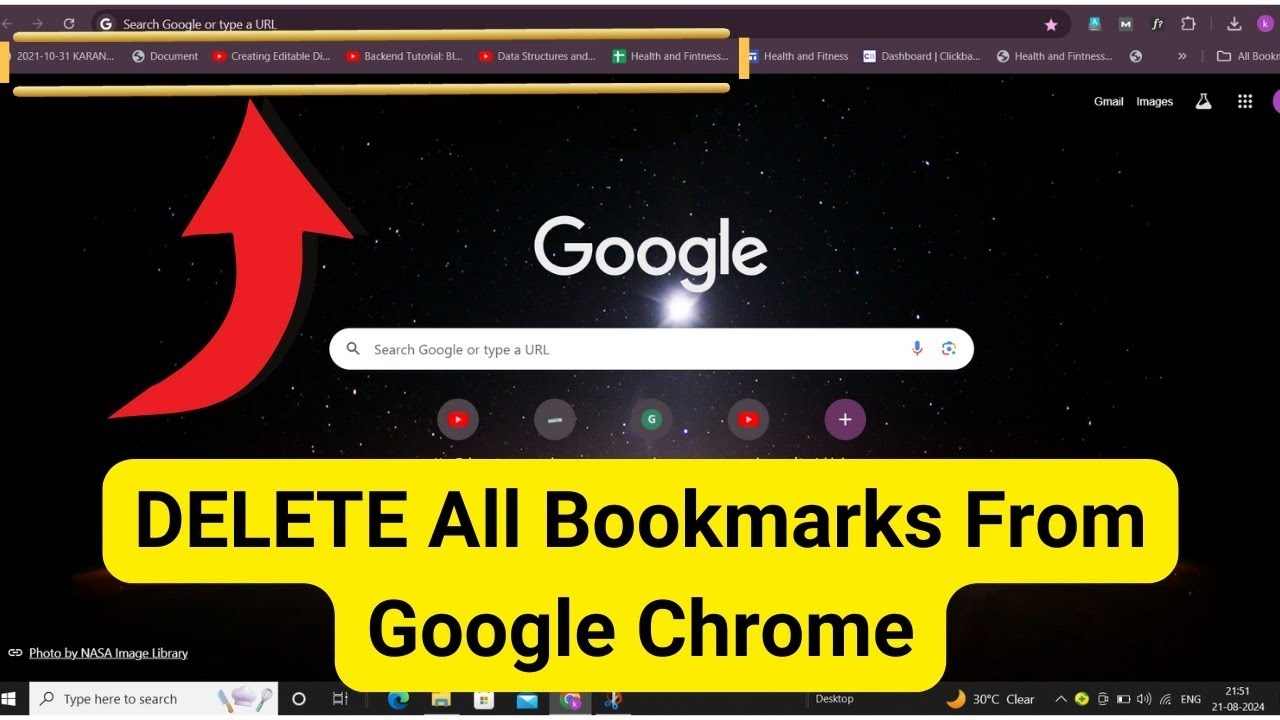 How to Delete Bookmarks From Google Chrome (224 Guide) - YouTube