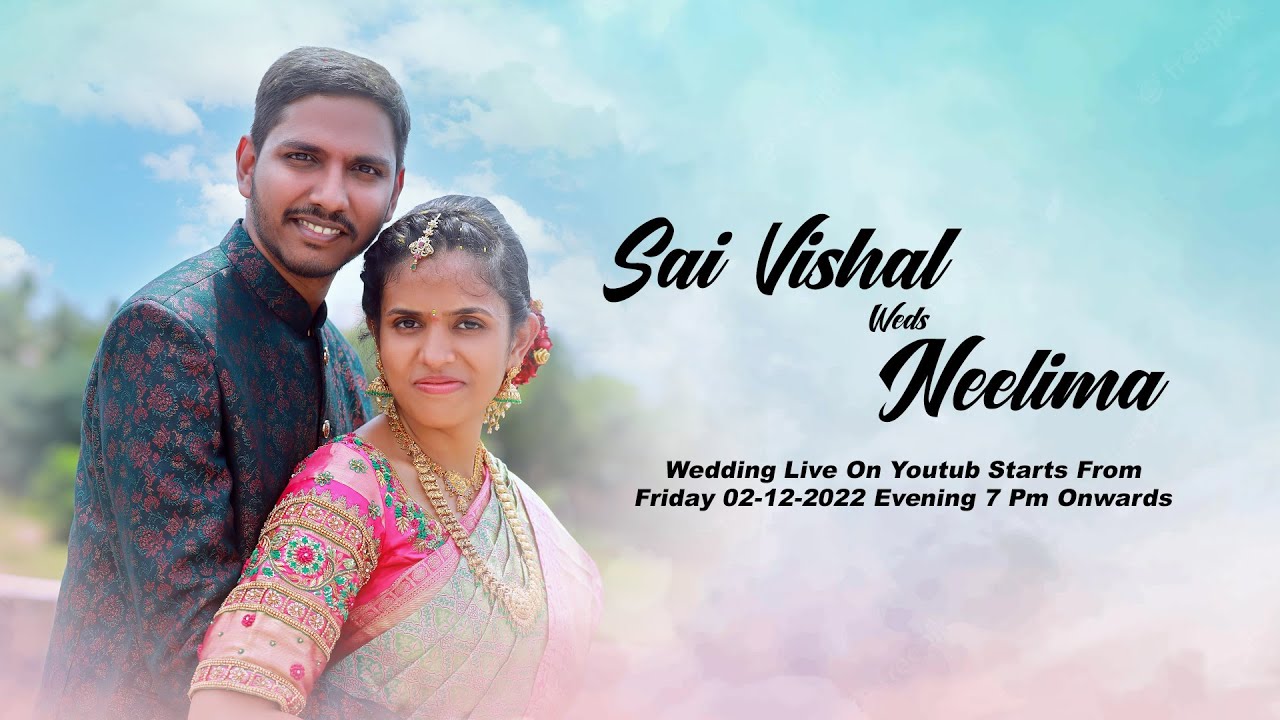 sai vishal Weds Neelima Wedding live - YouTube