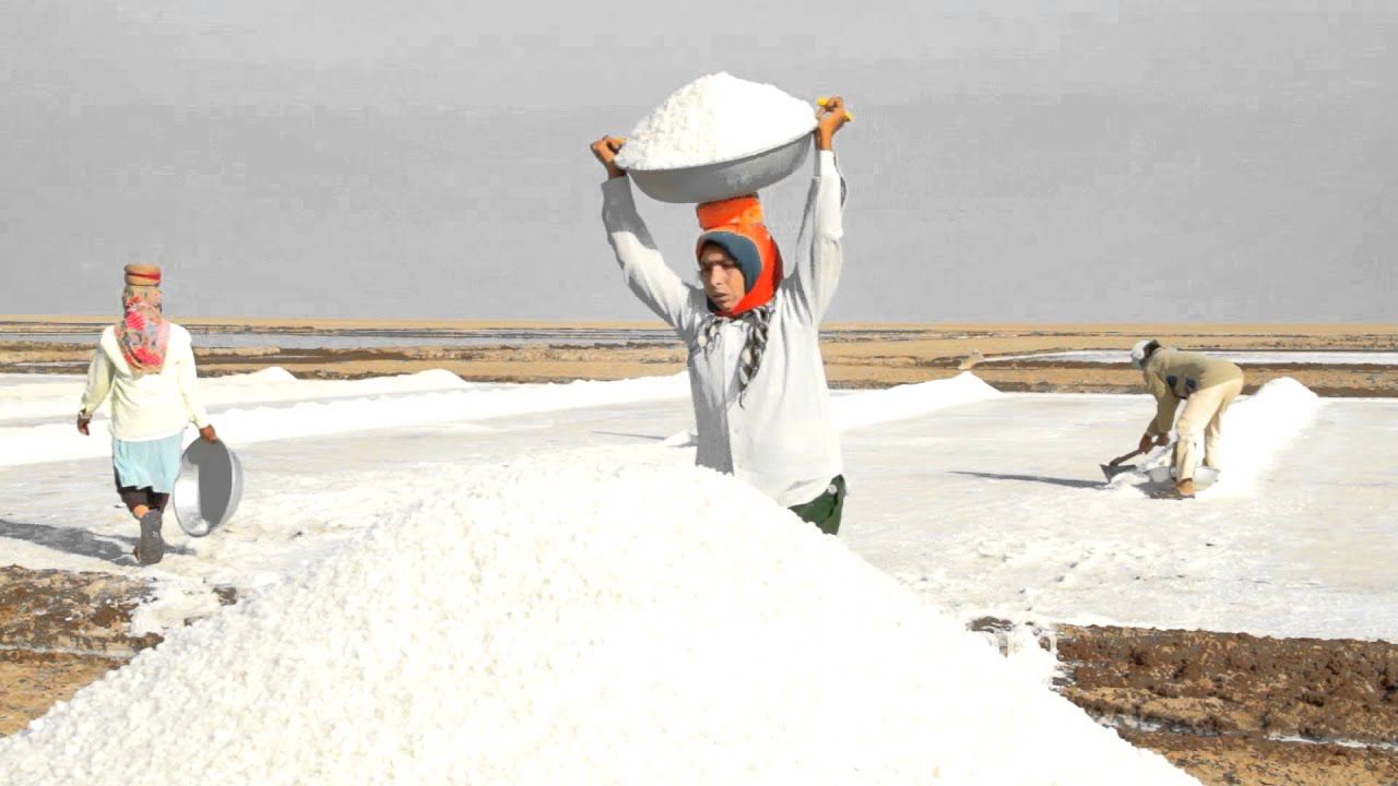 Not snow, this is salt, Gujarat - YouTube