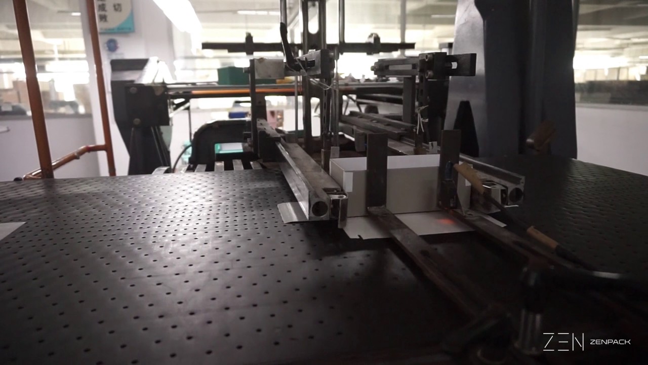 AUTO RIGID BOX ASSEMBLY LINE - YouTube