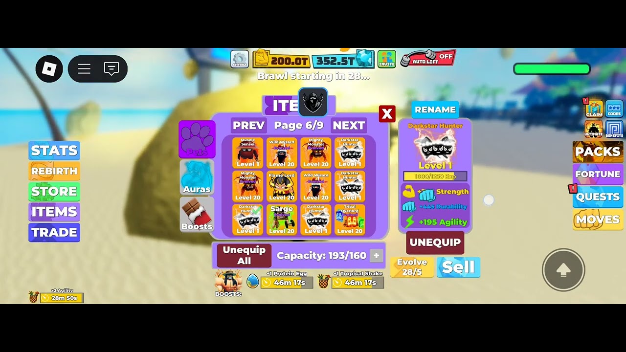 200T rebirth Muscle Legends (Roblox) - YouTube