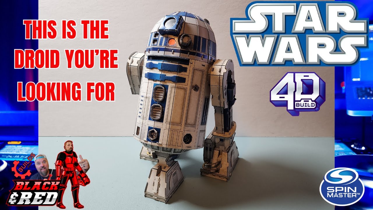 R2-D2 Cardstock Model Kit - STARWARS - YouTube