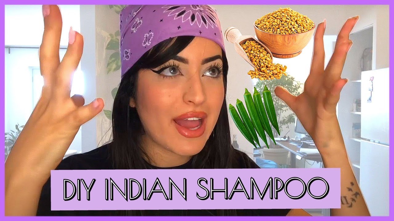 I TRIED MAKING MY OWN INDIAN SHAMPOO | INDIAN SHAMPOO RECIPE (HONEST ...