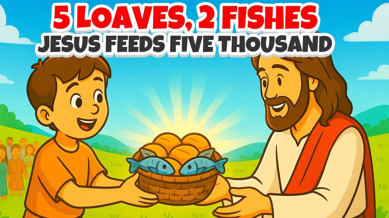 Jesus Sharing Bread And Fish
