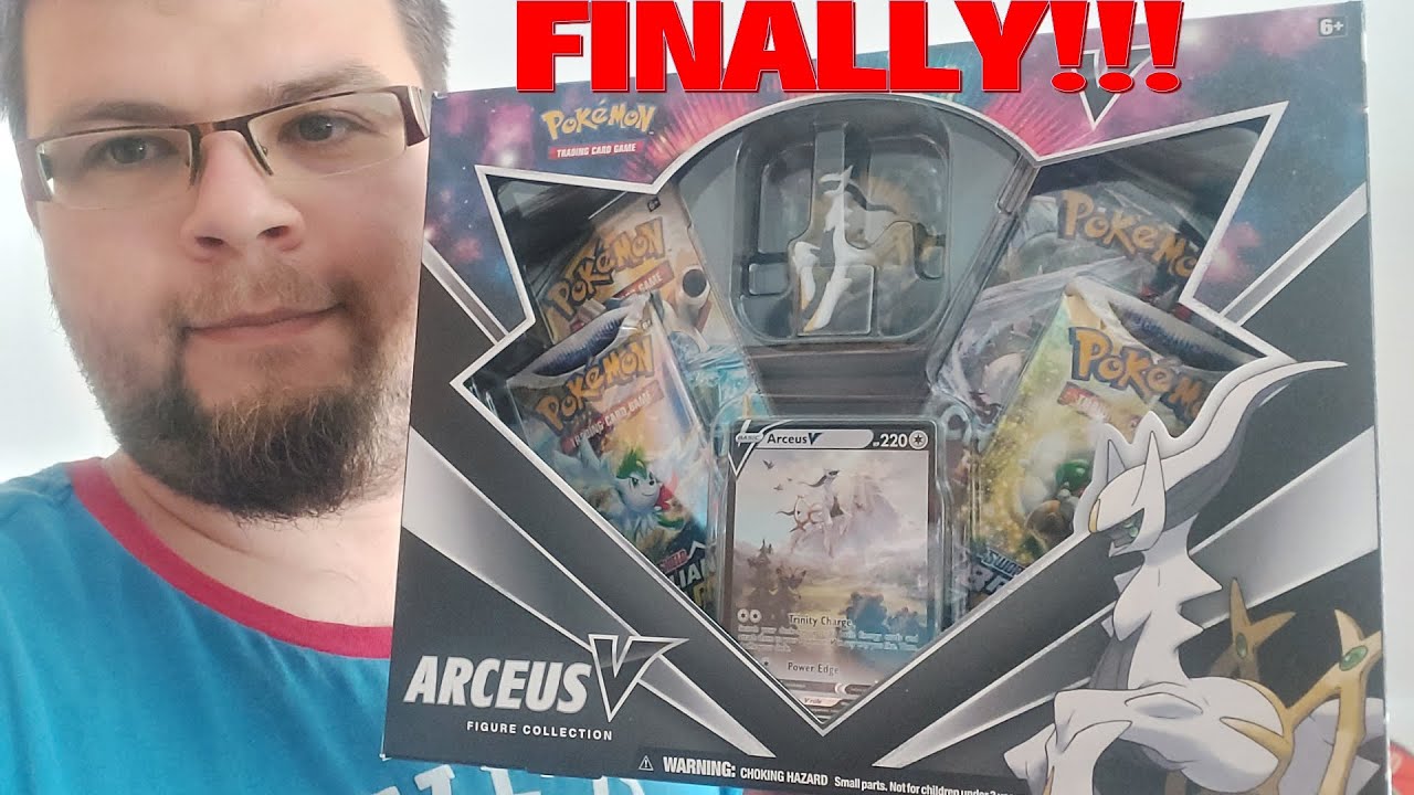 Finally!!! I could open it after years... Arceus V Figure Collection ...