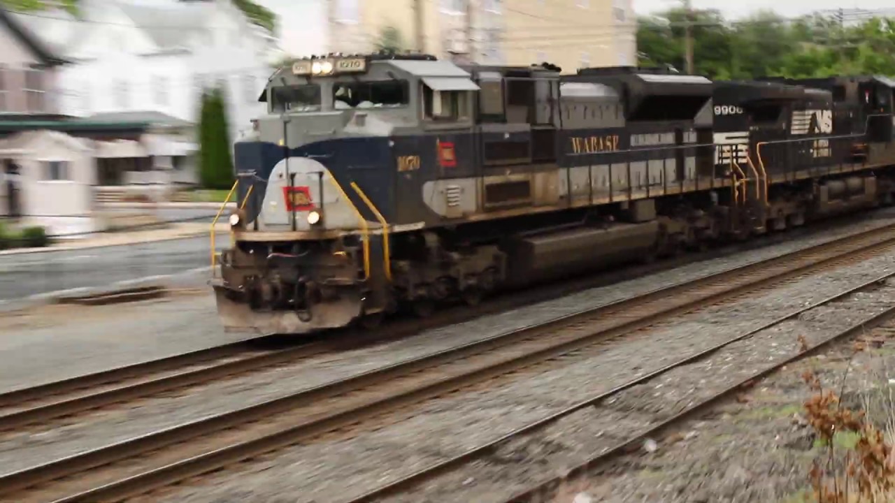 NS 21E with the WABASH HU IN CHARGE!!! - YouTube