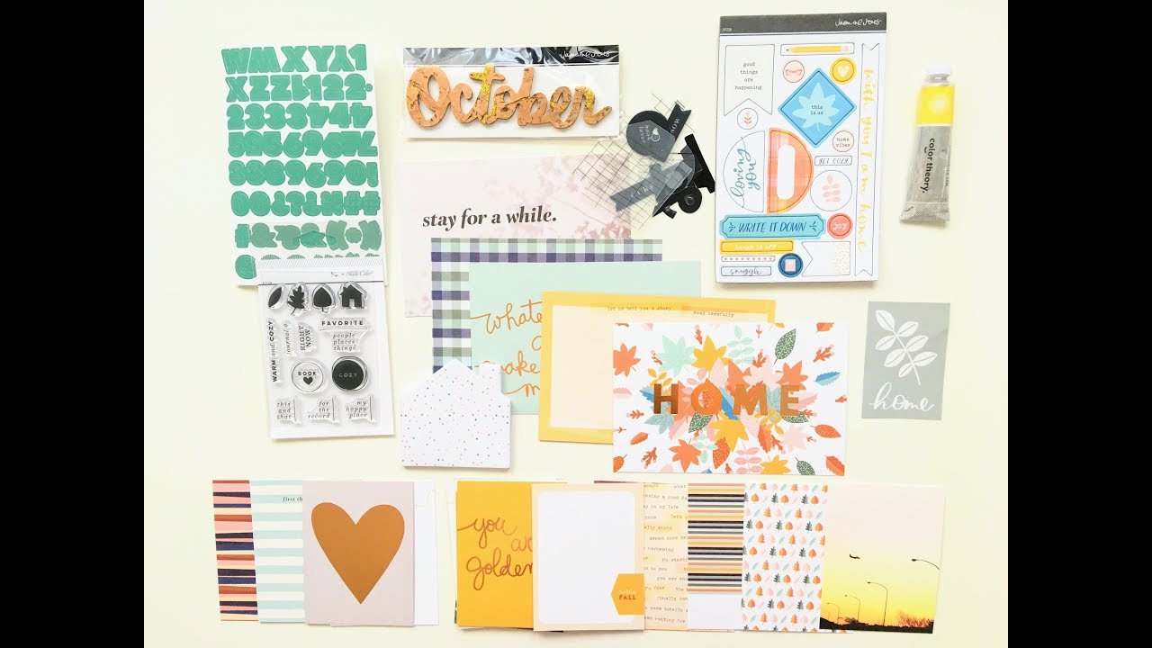 KIT DE STUDIO CALICO: OCTUBRE 2018 - YouTube