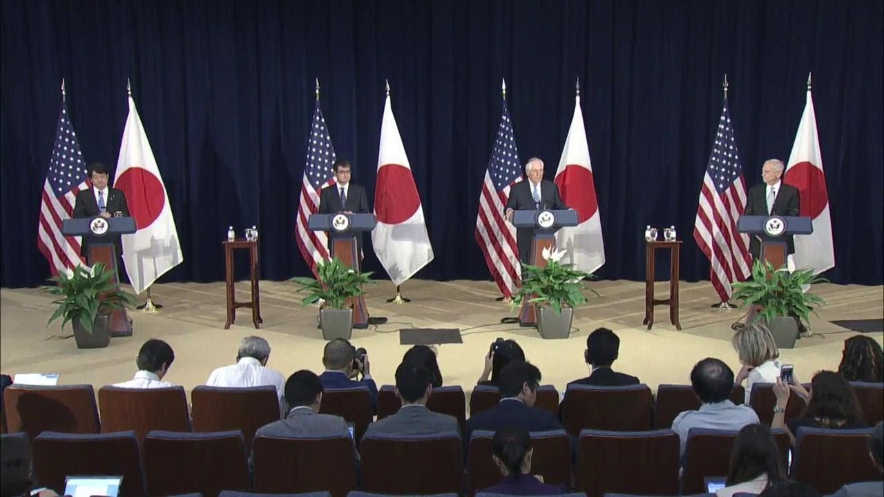 U.S. - Japan Security Consultative Committee Joint Press Availability ...