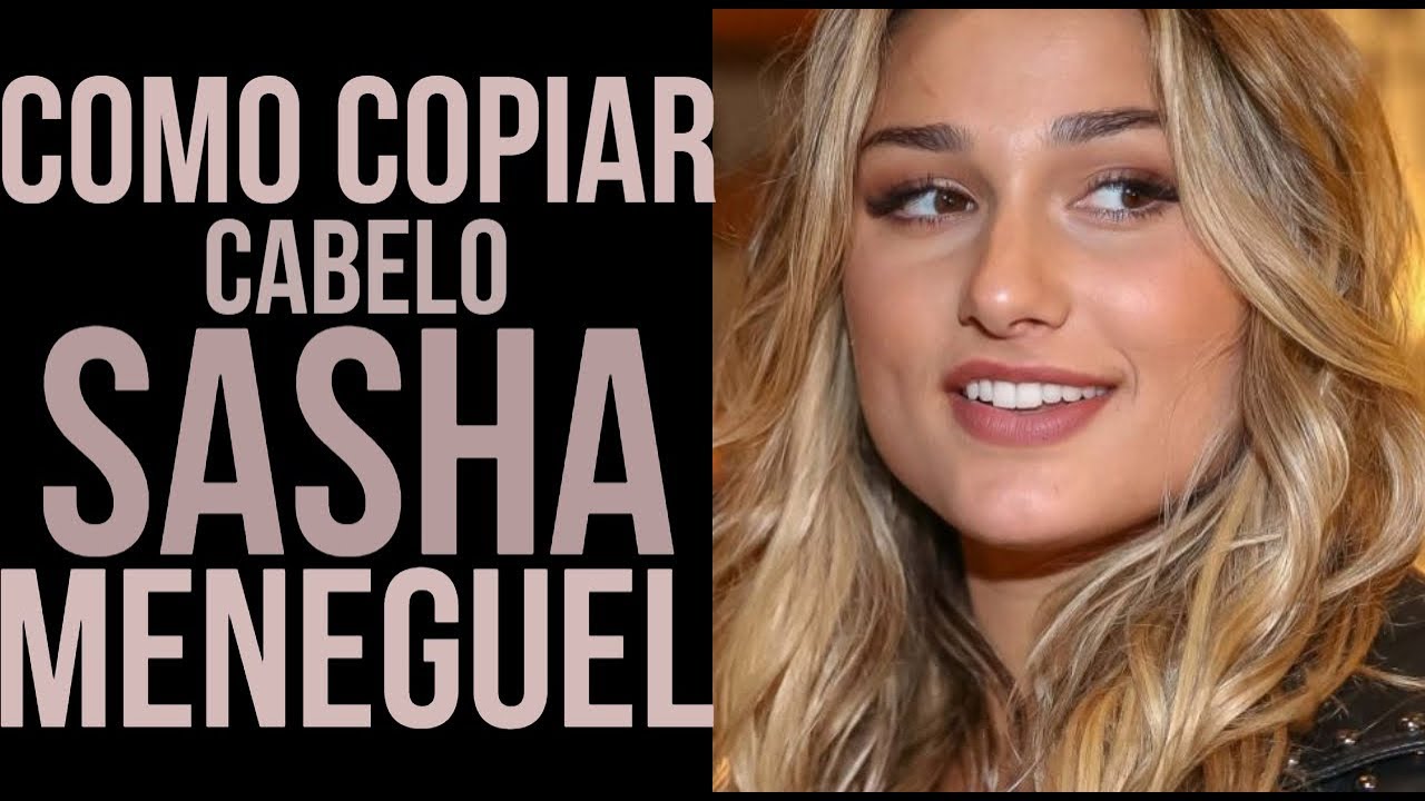 DESCUBRA A Coloração Usada No Cabelo De SASHA MENEGUEL - YouTube