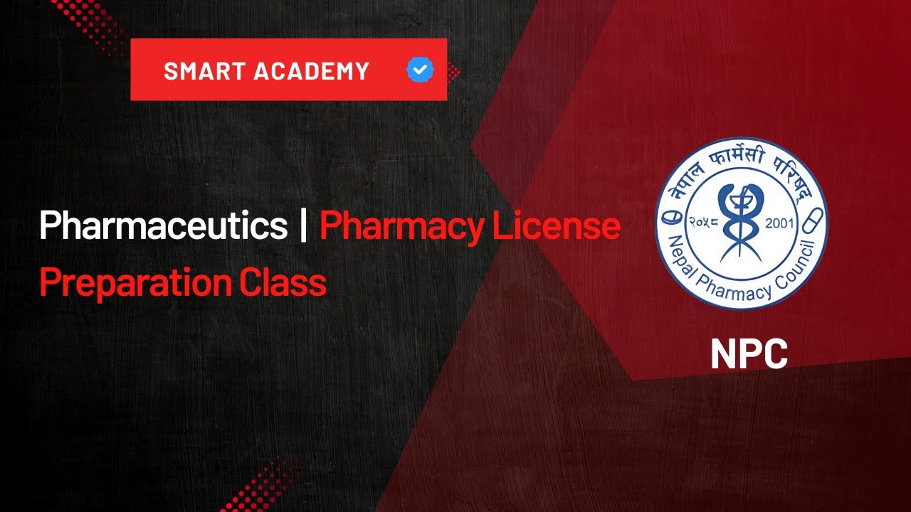 Pharmaceutics | Pharmacy License Preparation Class | Smart Academy ...