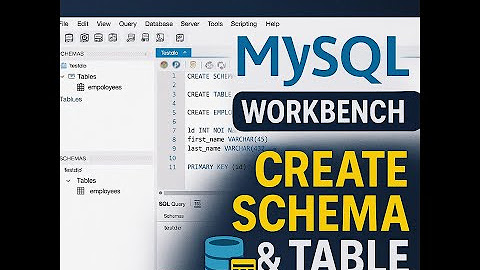 MY_SQL _ WORK BENCH VS MY SQL - YouTube