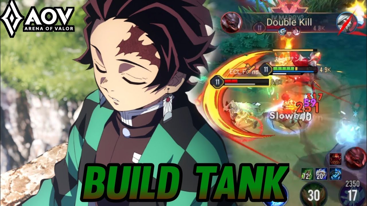 AOV : YAN/TANJIRO GAMEPLAY | BUILD TANK - ARENA OF VALOR LIÊNQUÂNMOBILE ROV - YouTube