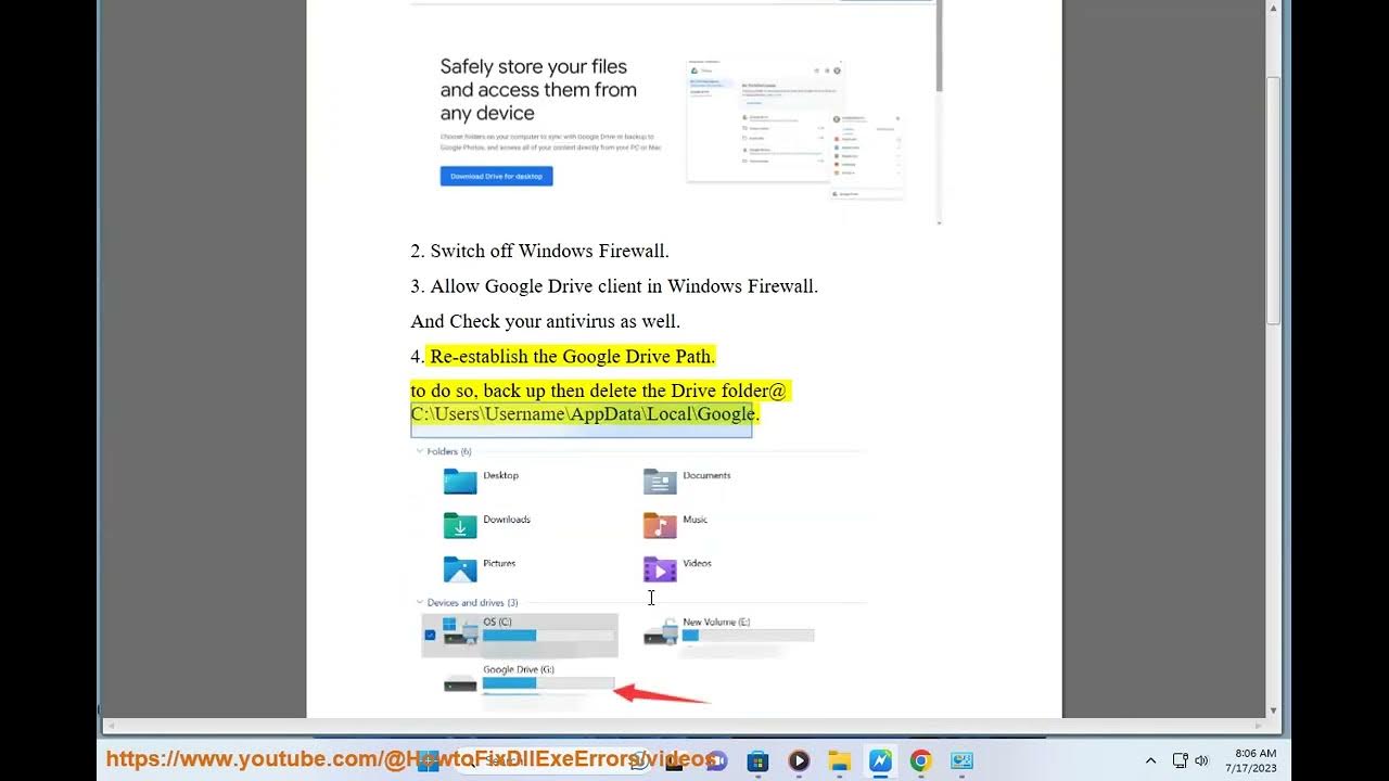 Fix Can’t Sign Into Google Drive Desktop issue! Google Drive Error 401? - YouTube