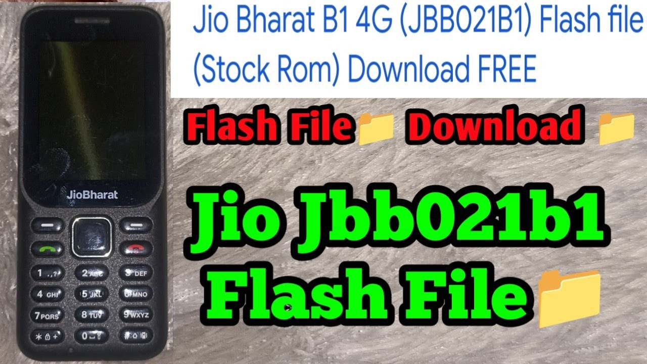 Jio jbb021b1 flash file - YouTube