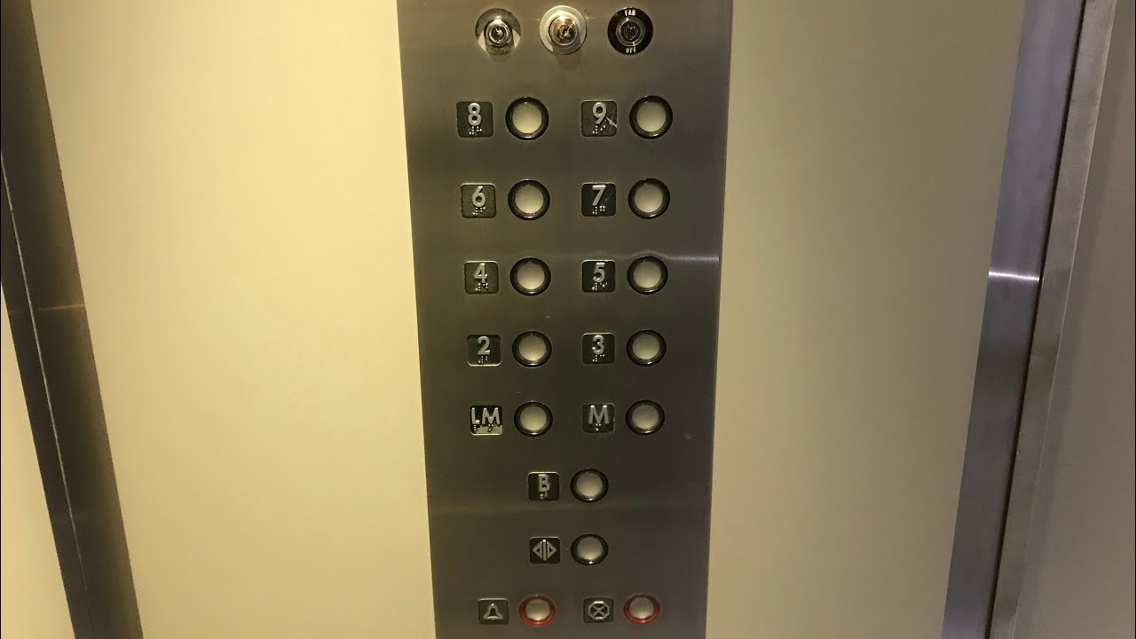 1963 Otis (Mod by ?) Traction Elevator at an Apartment Building in West ...