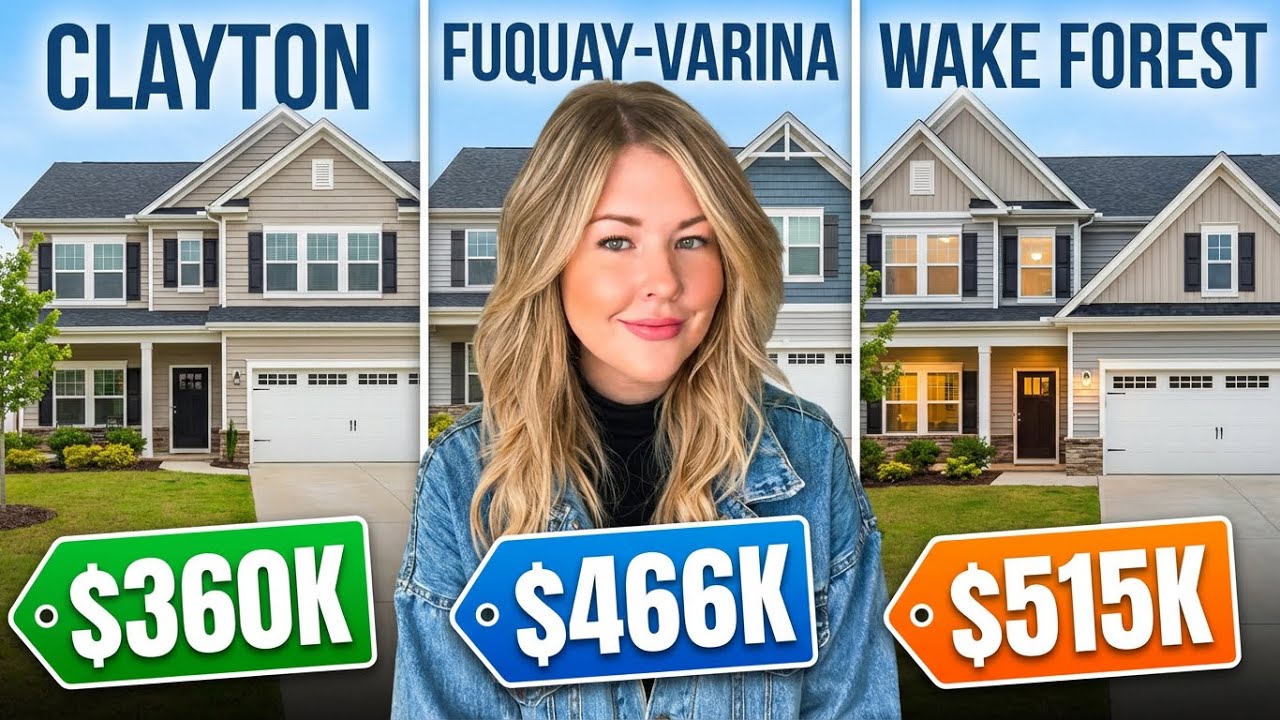 Top 3 Most AFFORDABLE Suburbs in Raleigh - YouTube