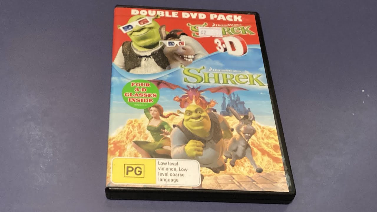 Opening To Shrek And Shrek 3D (2001-03) 2004 2006 Reprint DVD Australia ...