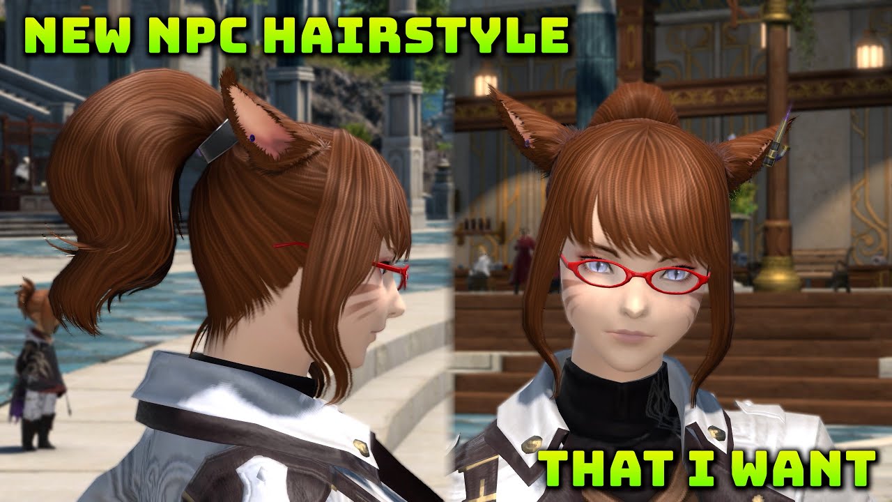 FFXIV: New NPC Hairstyle I Want - Sadly Not Obtainable To Players - YouTube