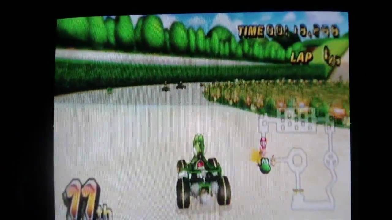 Mario Kart Wii Lightning Cup 150 cc Yoshi on the Sprinter (medium kart ...