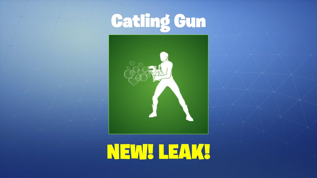 Catling Gun | Leak | Fortnite Emote - YouTube