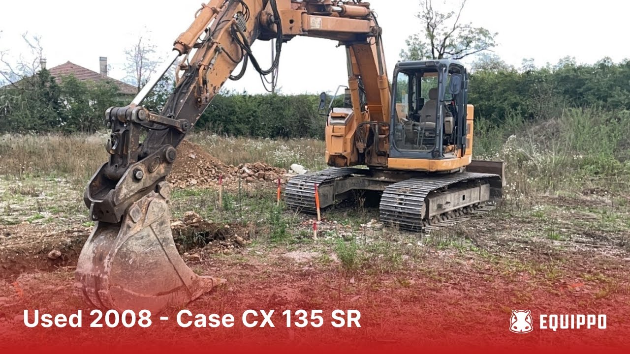 Used 2008 - Case CX 135 SR | Used Tracked Excavator | equippo.com ...