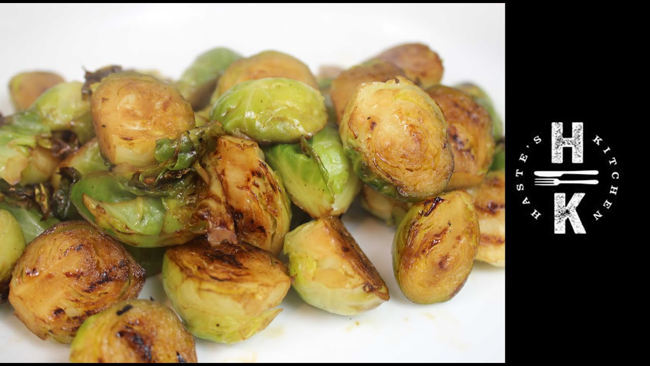 Easy Side Dishes Griddled Maple Syrup Sprouts - YouTube