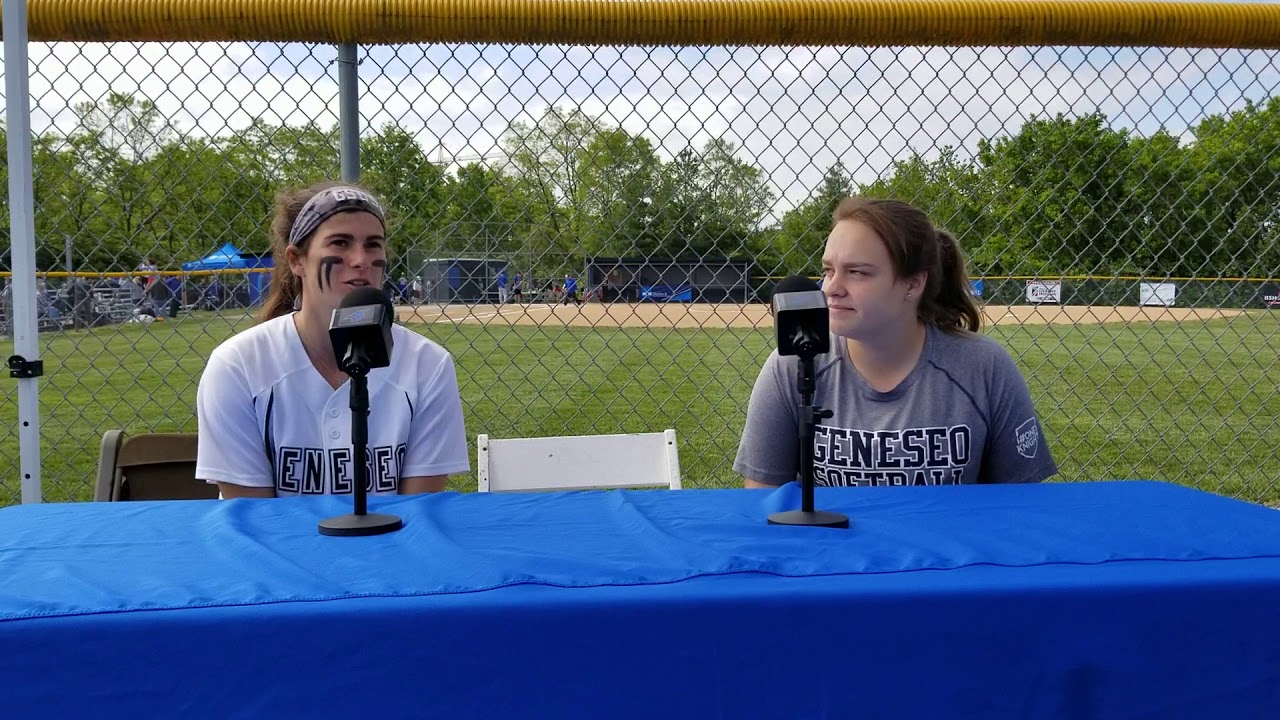 Thomas More vs. Geneseo NCAA Softball Regional Game 1 - Geneseo - YouTube