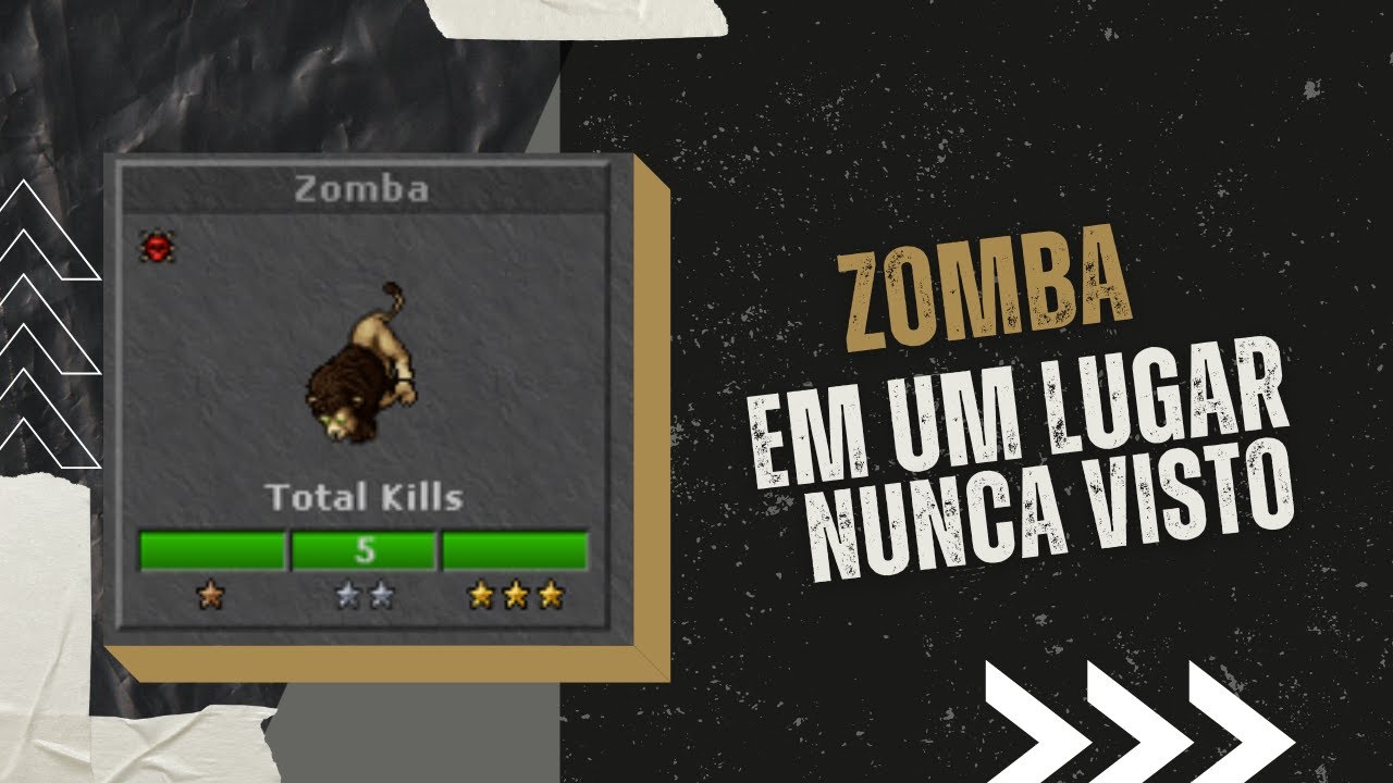 [TIBIA] BOSS RARO - ZOMBA - 5 KILLS - 100 PTS - YouTube