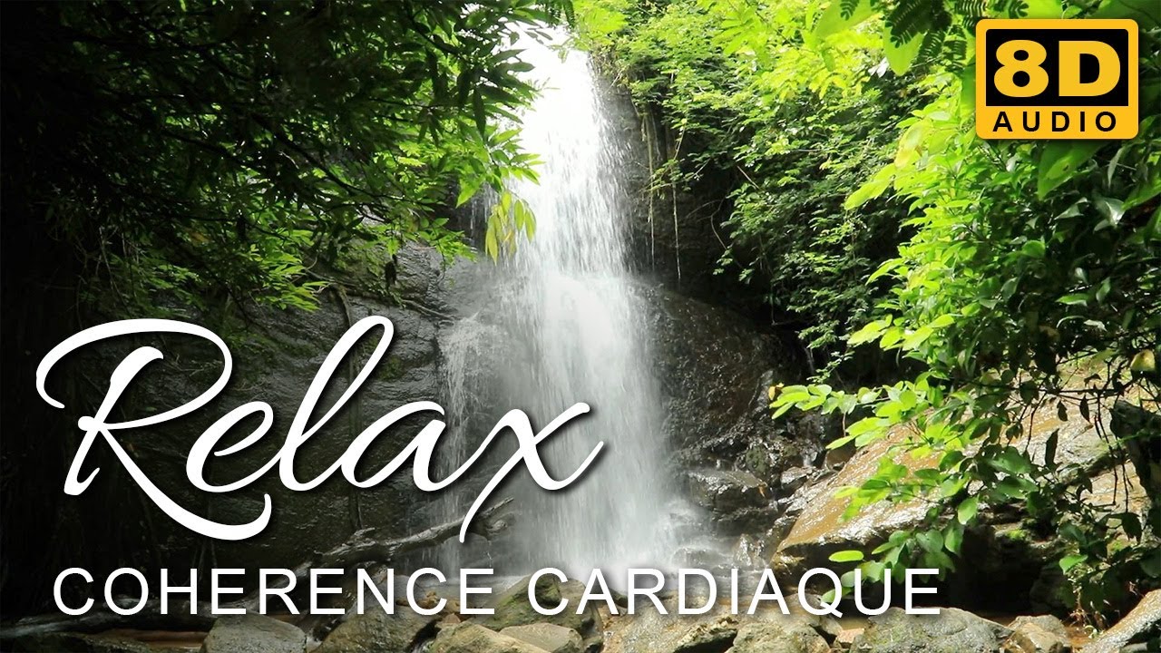 Coherence cardiaque sonore - Chute d'eau - exercice les yeux fermés - YouTube