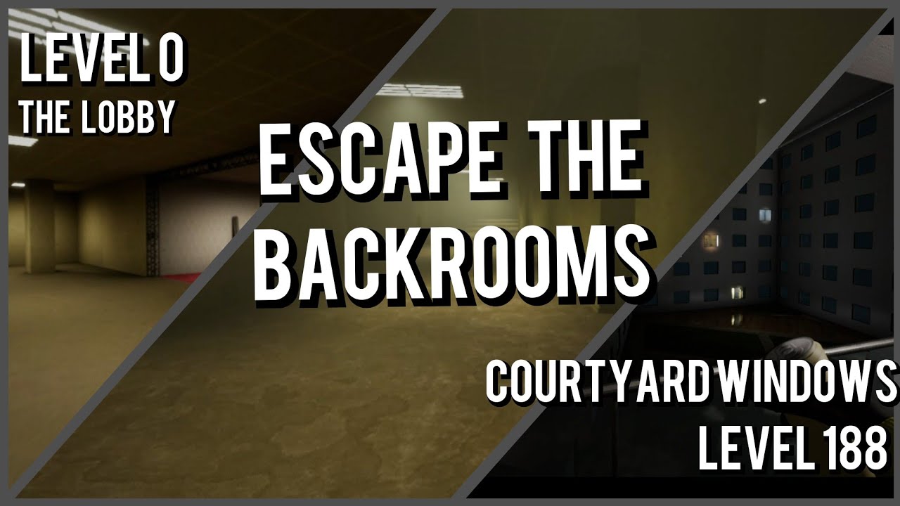 Escape The Backrooms Level 0 & Level 188 - YouTube
