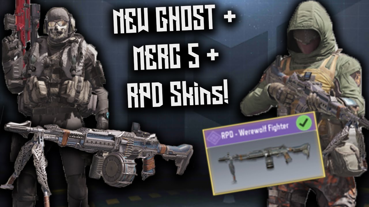 NEW Ghost Stealth + Merc 5 + RPD Werewolf Skins! Buying and Nuking with ...